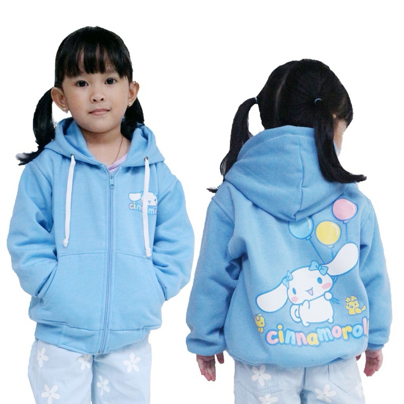 Cinnamoroll Character Hoodie Girls Jacket Ages 2-10 Years | Shopee ...