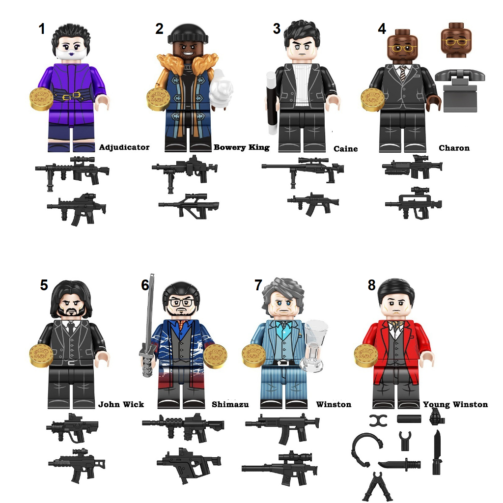 The Continental John Wick Adjudicator Bowery King Caine Charon Shimazu ...