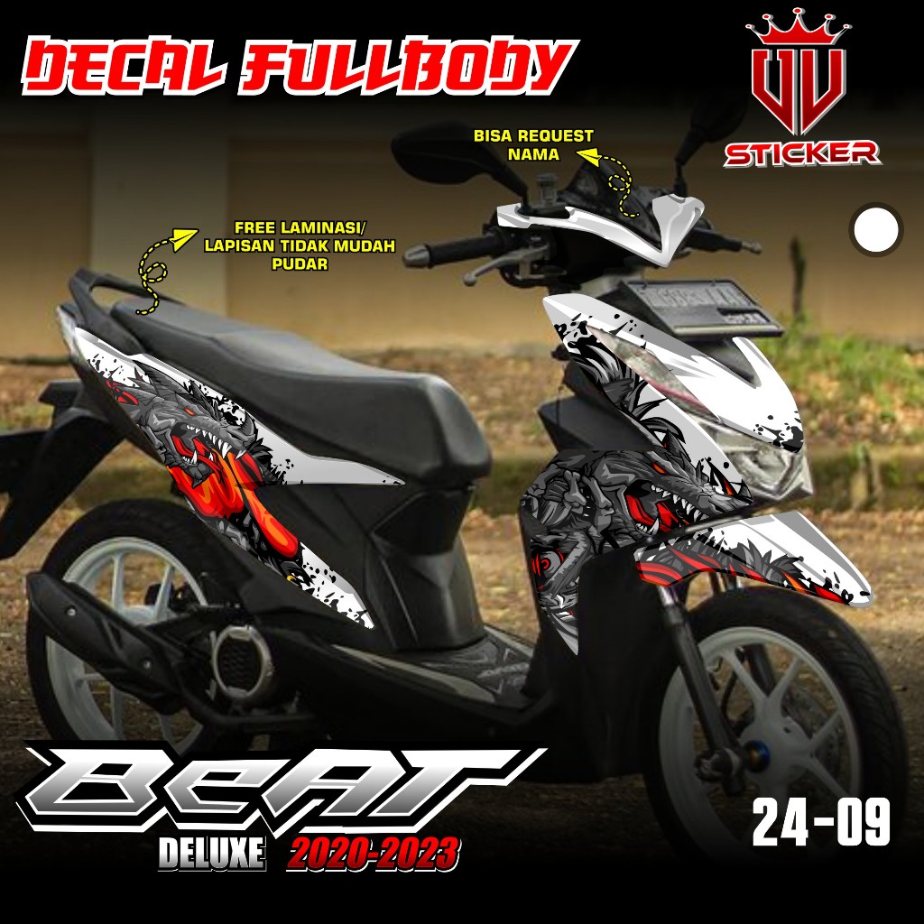 Honda Beat Deluxe Street Full Body Decal Sticker 2020 2021 2022 2023 ...