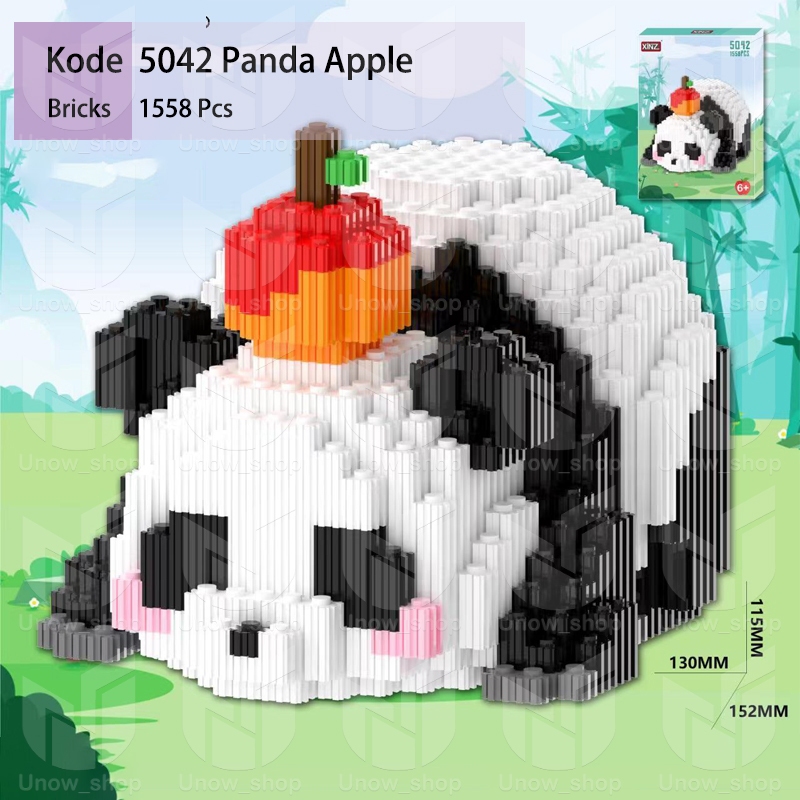 Nano Block PANDA Med Series| Nano Block Educational Bricks | Shopee ...