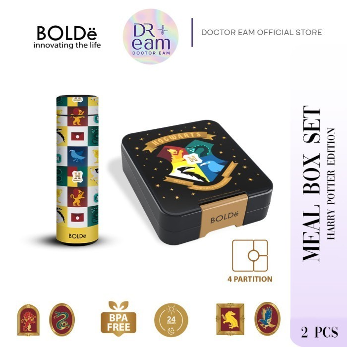 Bundling BOLDe SET MEAL Box HARRY POTTER EDITION (Lunch Box SET Smart ...