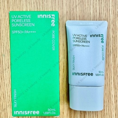 Innisfree UV Active Poreless Sunscreen SPF50+ PA++++ 50ml (Exp 2026/06 ...
