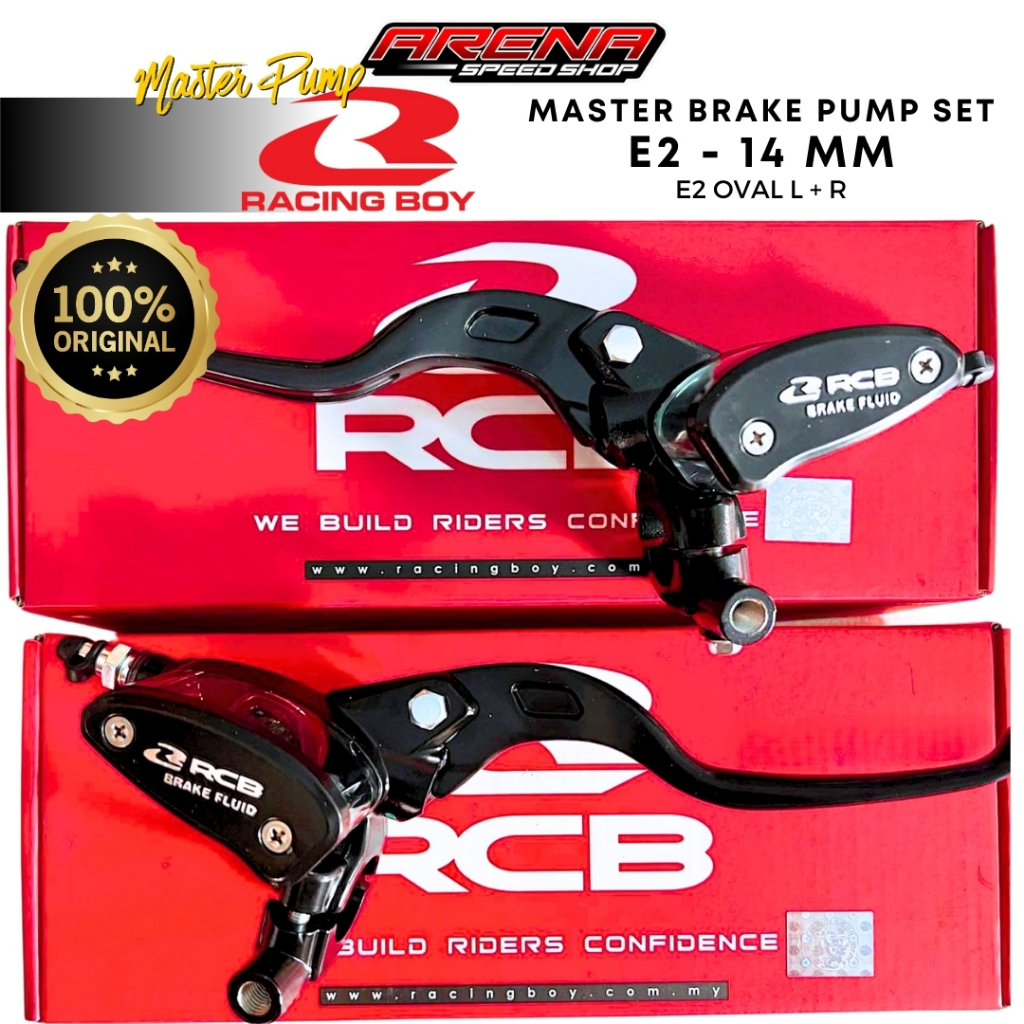 Rcb Racingboy Master Brake Pump E2 14mm Set - Brake Master RCB E2 Oval ...