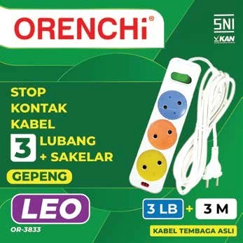 ORENCHI LEO Terminal + 3 Meter Long Cable | Plug Cable + Flat Socket ...