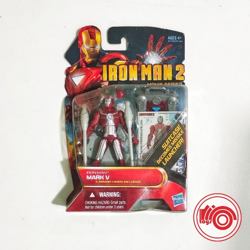 Hasbro 3,75" Iron Man Mark V Suitcase Become Missile Launcher | Shopee ...