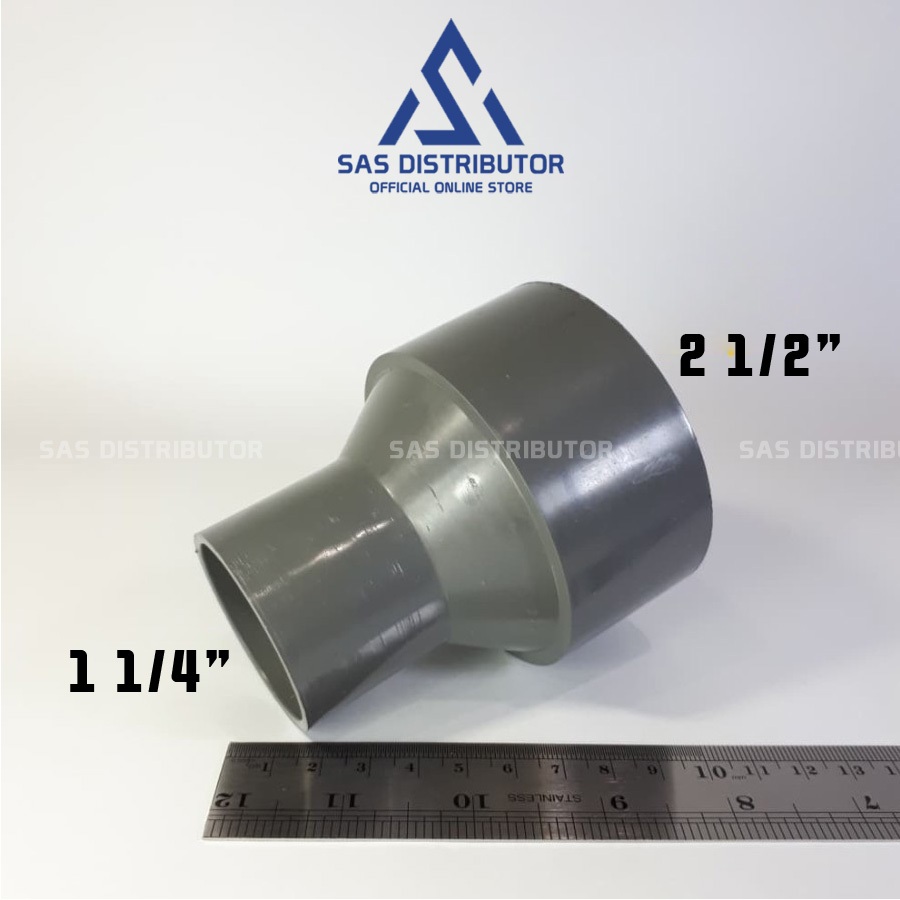 Vlok Sok 2 1/2 x 1 1/4" inch PVC Superlon /Reducer Sok/Vlok Sock/Plok ...