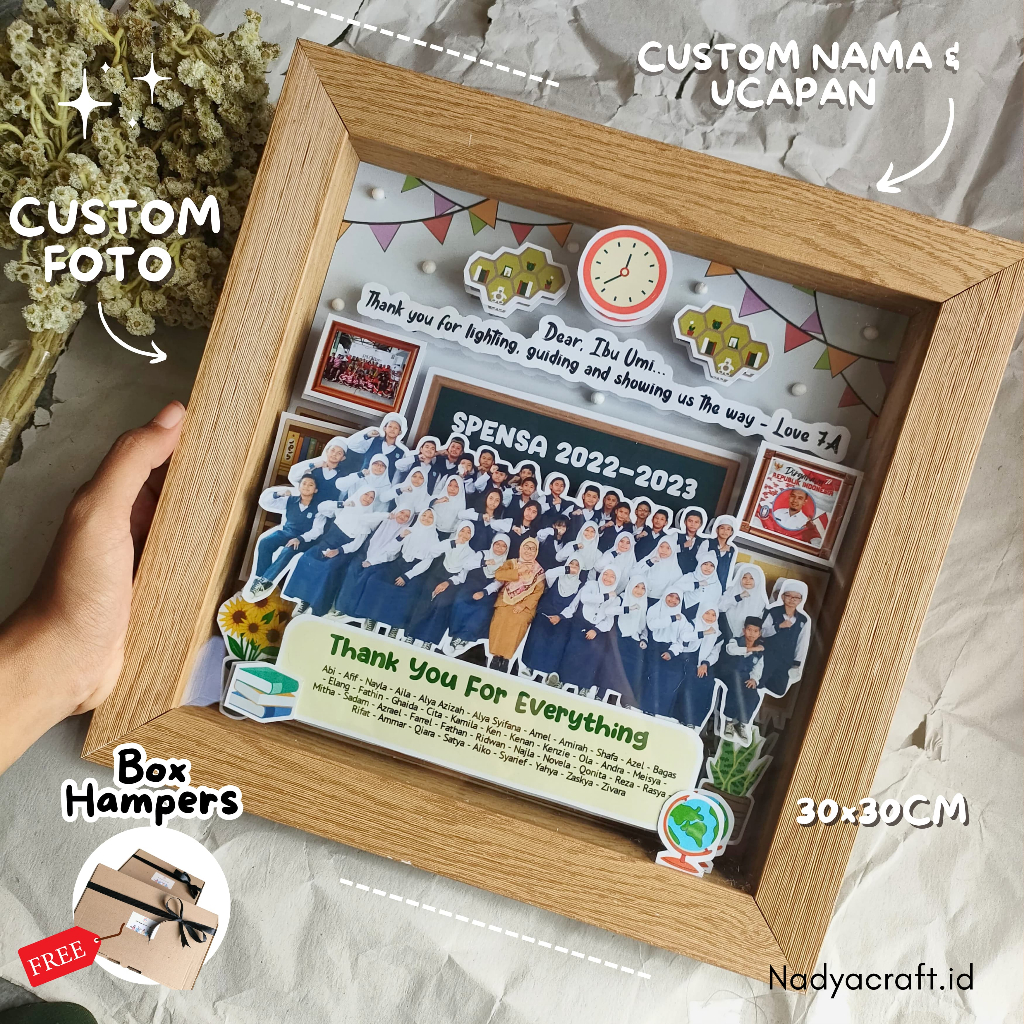 Farewell GIFT - Contemporary school FAREWELL gift - Custom Pop Up Frame ...