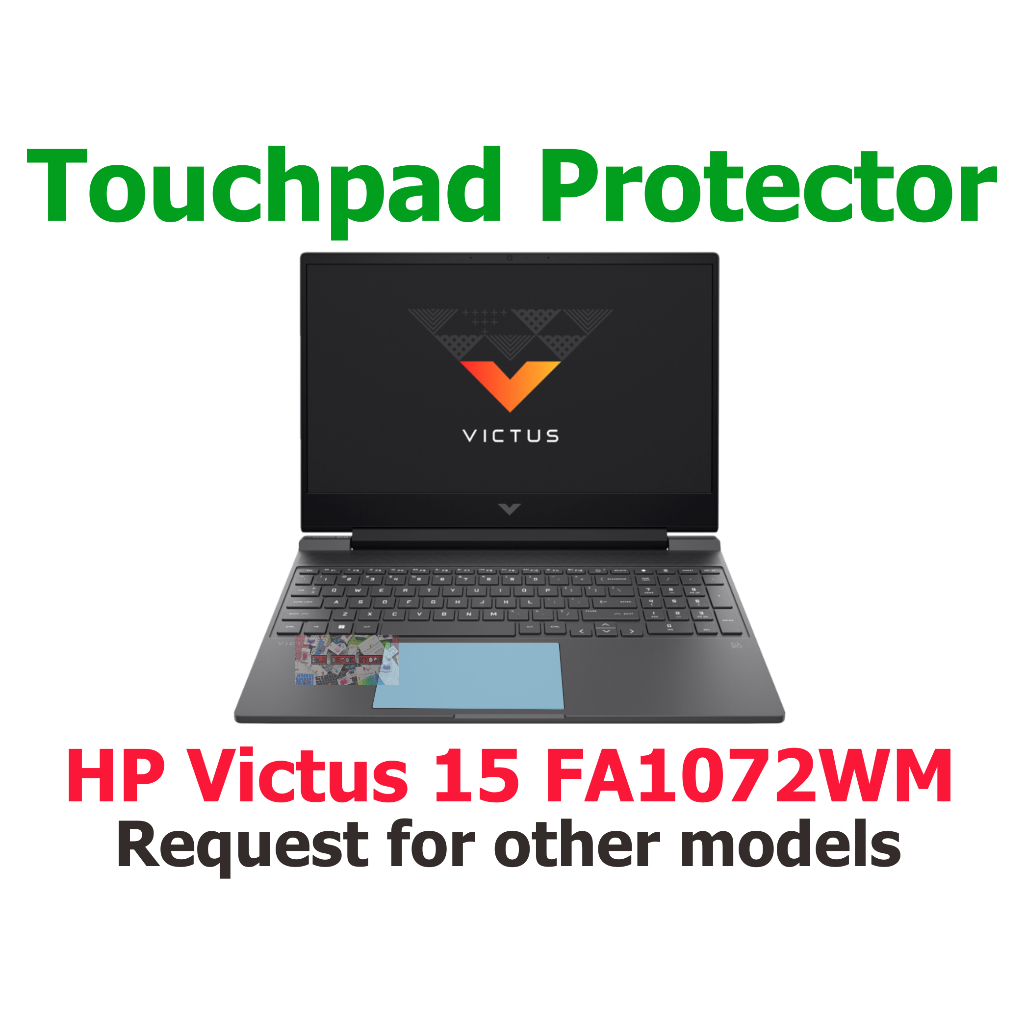HP Victus 15 FA1072WM Gaming Touchpad Protector | Shopee Philippines