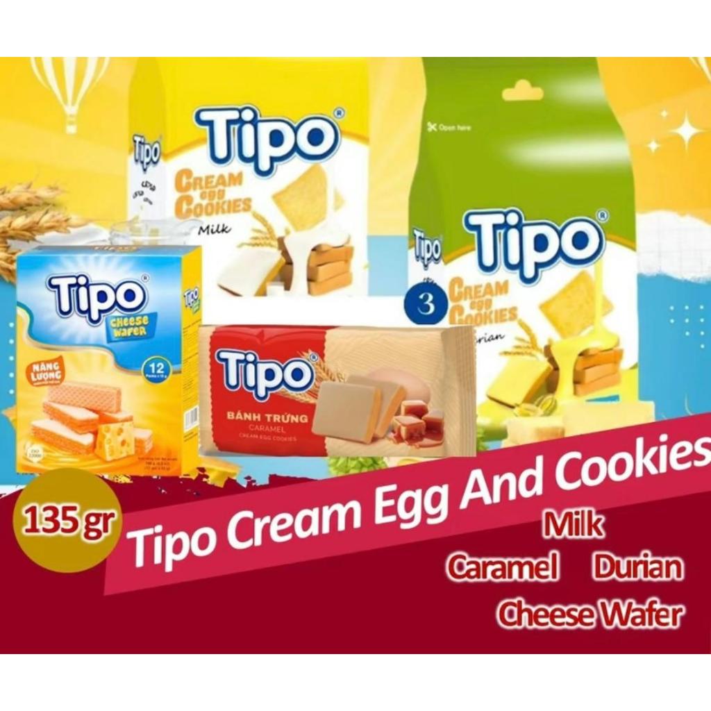 Tipo Cream Egg Cookies Tipo Cheese Wafer Tipo Cream Egg Cookies Durian ...