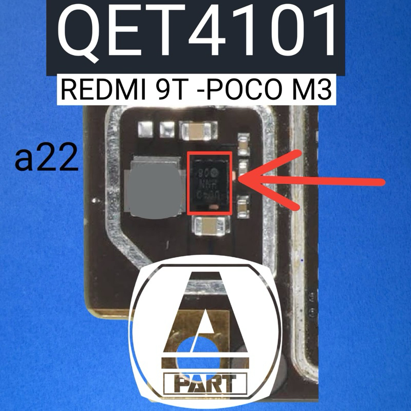 Ic Power Supply Network QET 4101 Poco M3 Redmi 9T Original New Tested ...