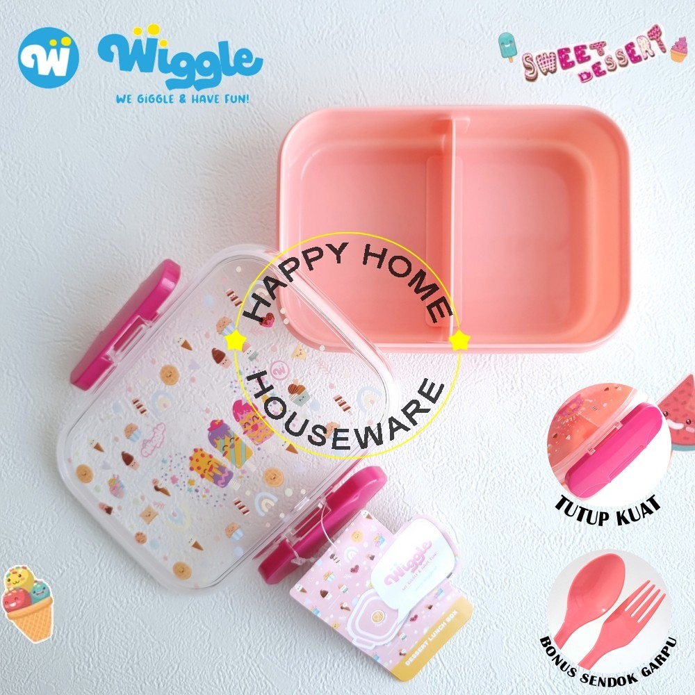 Wiggle Pink Dessert Lunch Box In Terms Of Bulkhead 750ml Bpa Free ...