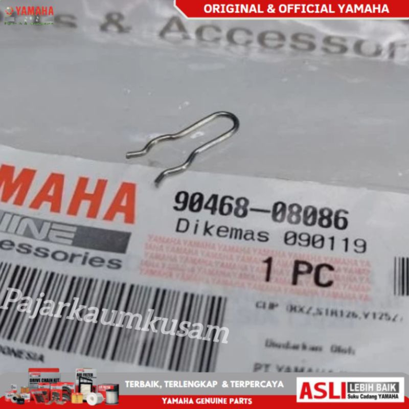 YAMAHA RX KING ORIGINAL SIDE OIL PUMP GAS CABLE LOCKING CLIP 90468 ...