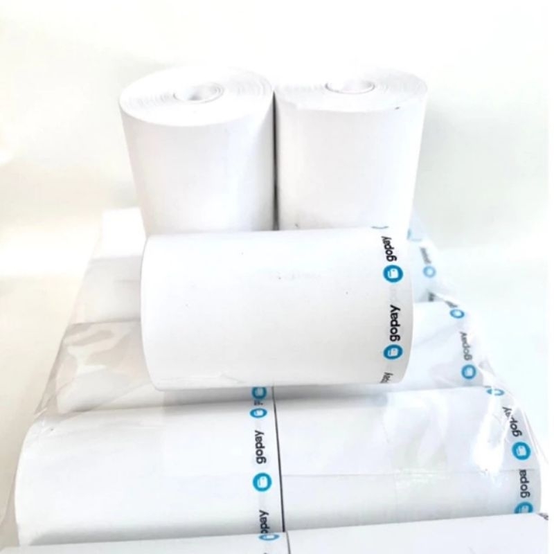 Gopay LOGO THERMAL Receipt Paper 58X40mm | Shopee Philippines