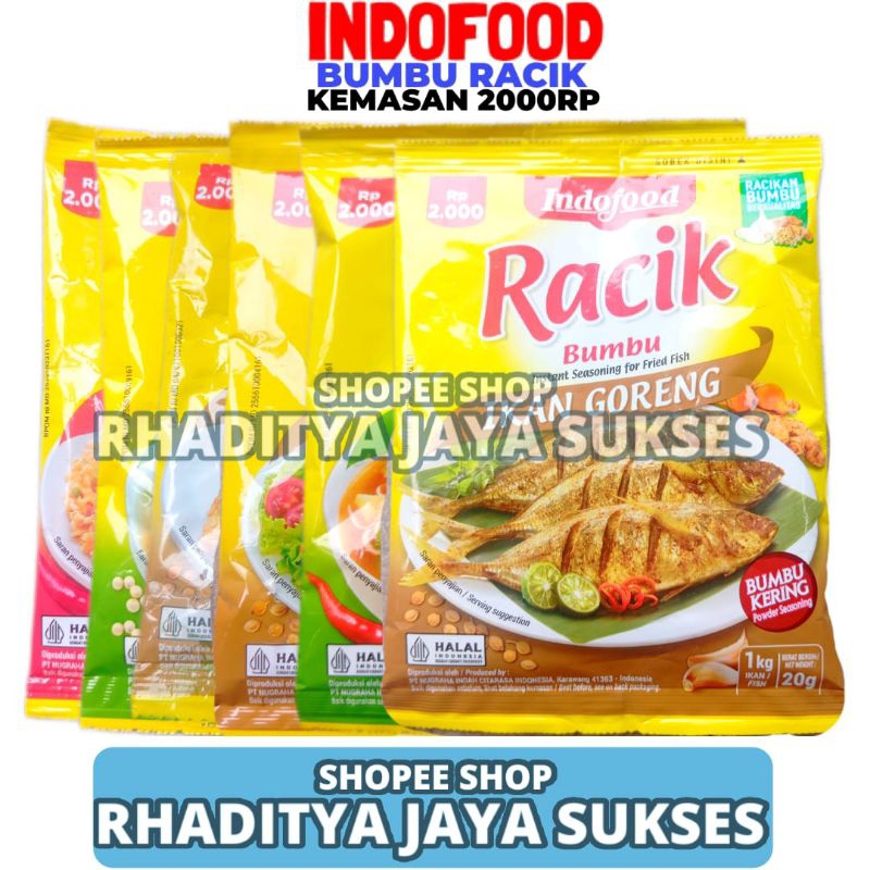 Indofood Sachet Packaging Racik Seasoning 1pcs | Shopee Philippines