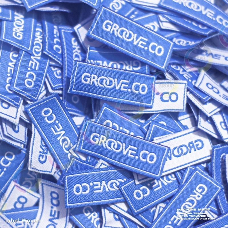 1x5 cm Custom Woven Labels Embroidered Clothing Labels Embroidered ...