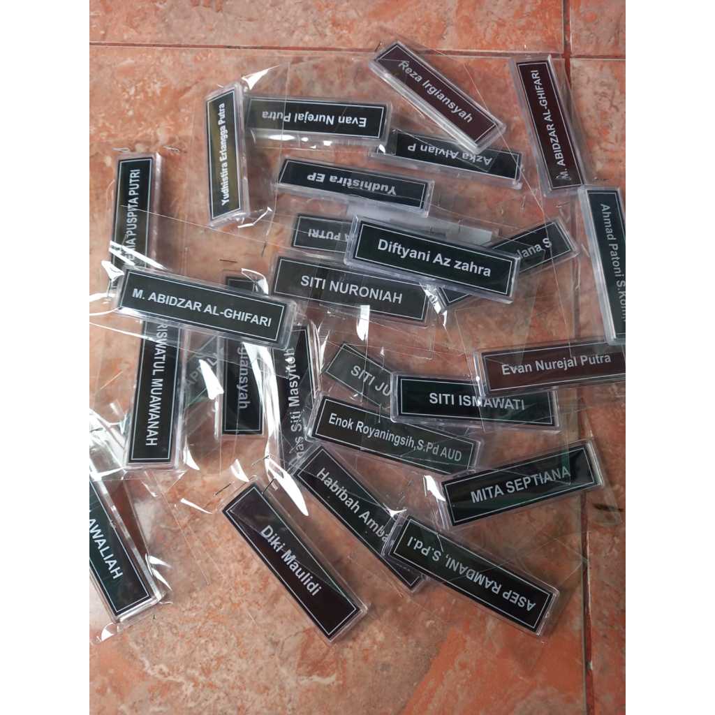 Name PLATE CHEST NAME TAG / CUSTOM NAME PIN | Shopee Philippines