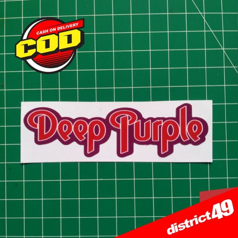 Deep PURPLE Stickers - Waterproof Laminate Print Stickers For ...