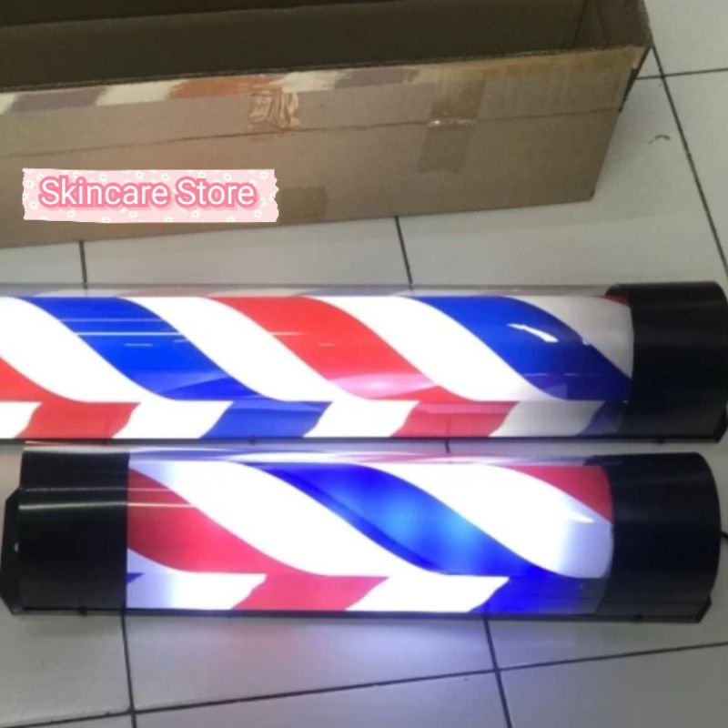 Barbershop lamp / barber pole 60cm | Shopee Philippines