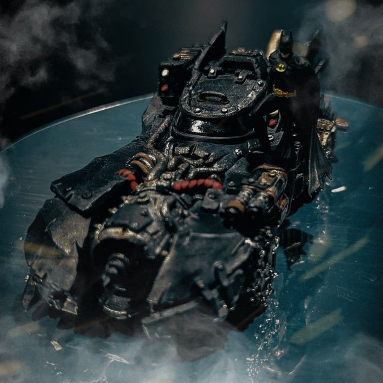Miniature Figure BATMOBILE Steam Punk Version Michael Keaton 1/64 HO ...