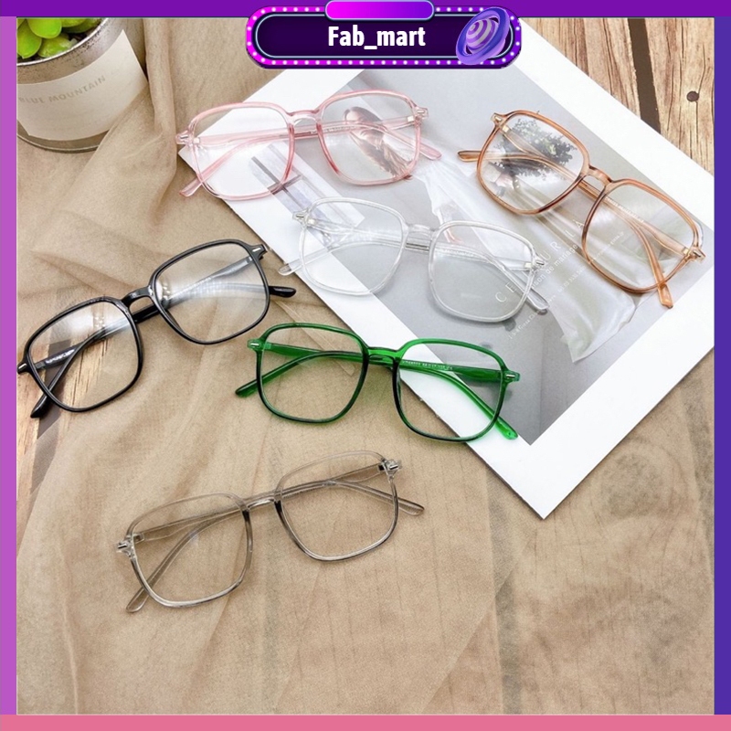 Fashion Anti-Radiation Glasses with Transparent Lenses / Unisex Square ...