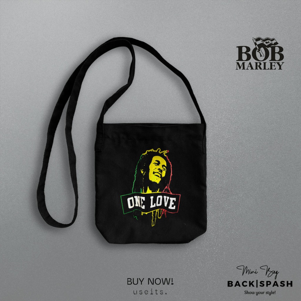 Bob MARLEY Mini Sling Bag Band BOB MARLEY MSB1 | Shopee Philippines