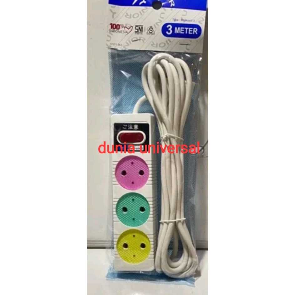 Loyal STOP CONTACT 3 HOLE CABLE 3 METER / ROLL CABLE | Shopee Philippines