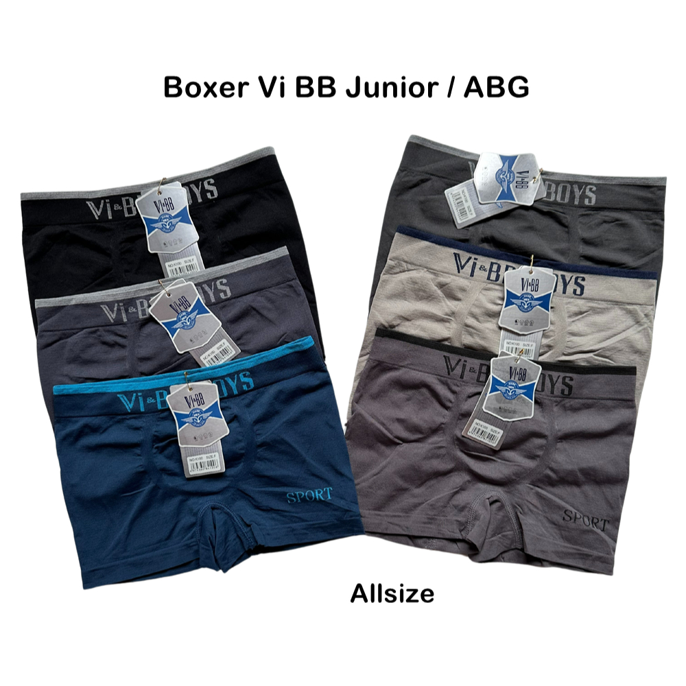 Vi&BB K100 Knitted Boxer Briefs for Teenagers Junior All Sizes | Shopee ...