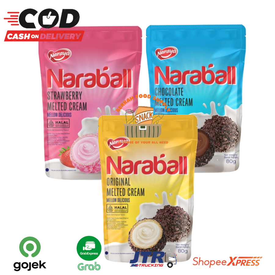 [ Blessings ] Naraya Naraball 80gr Wafers Salut Cookies Ball Melted ...