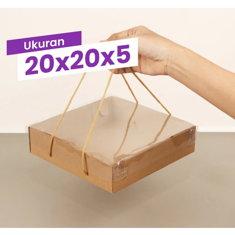 Kraft Mica Box string packaging food cake hampers / souvenir hampers ...