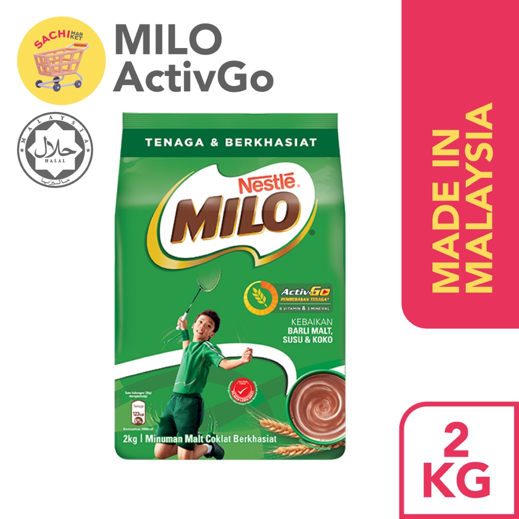 Nestle MILO ActivGo Malaysia Chocolate Milk Powder Original Malaysia ...