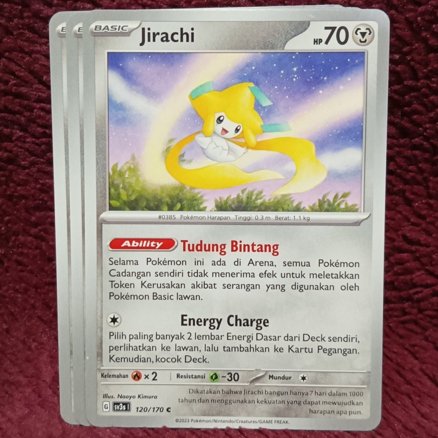 Jirachi sv3s 120/170 - Pokemon TCG Indonesia | Shopee Philippines