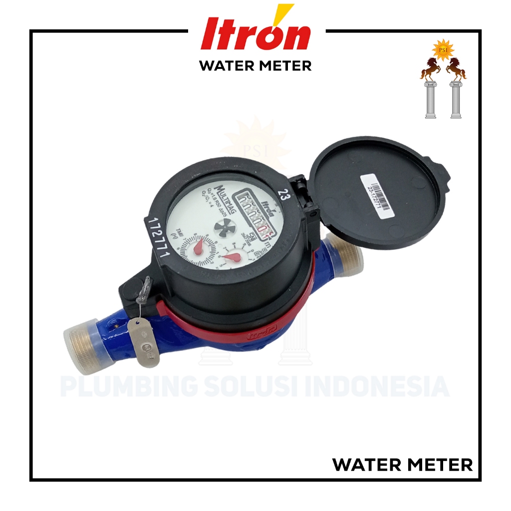Itron Water Meter SNI Brass Water Meter 1/2 Inch / 20 mm | Shopee Philippines