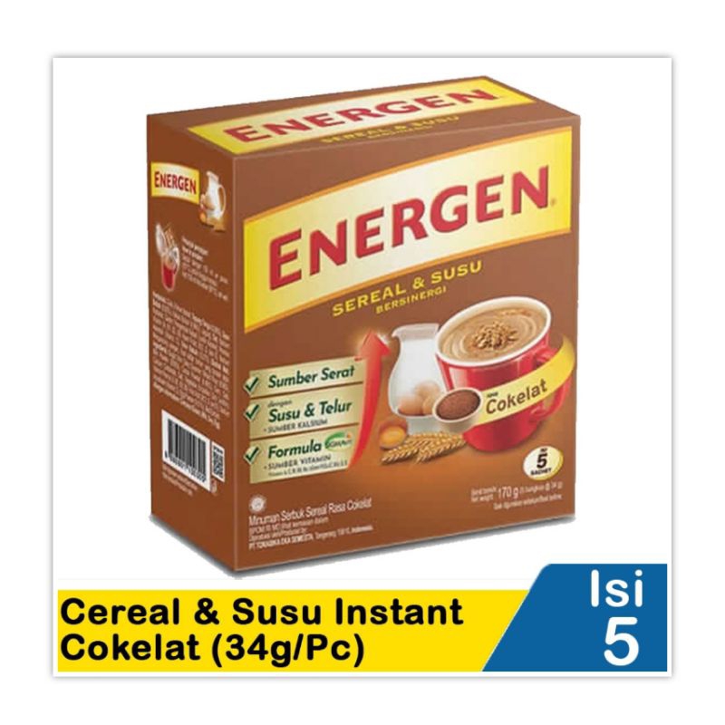 Energen Chocolate Box Contains 5 Cereals | Shopee Philippines