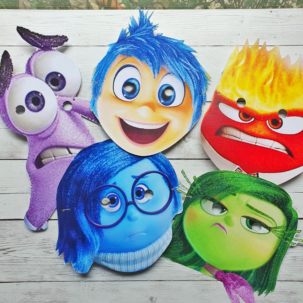 Inside Out Party Masks Birthday Masks Birthday Accessories Props ...