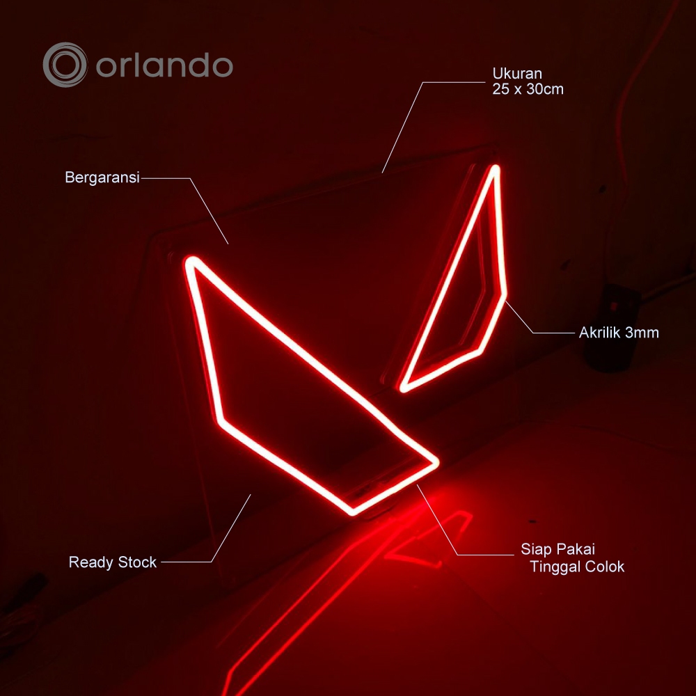 Valorant LOGO Neon Sign | Neon LOGO VALORANT | Shopee Philippines