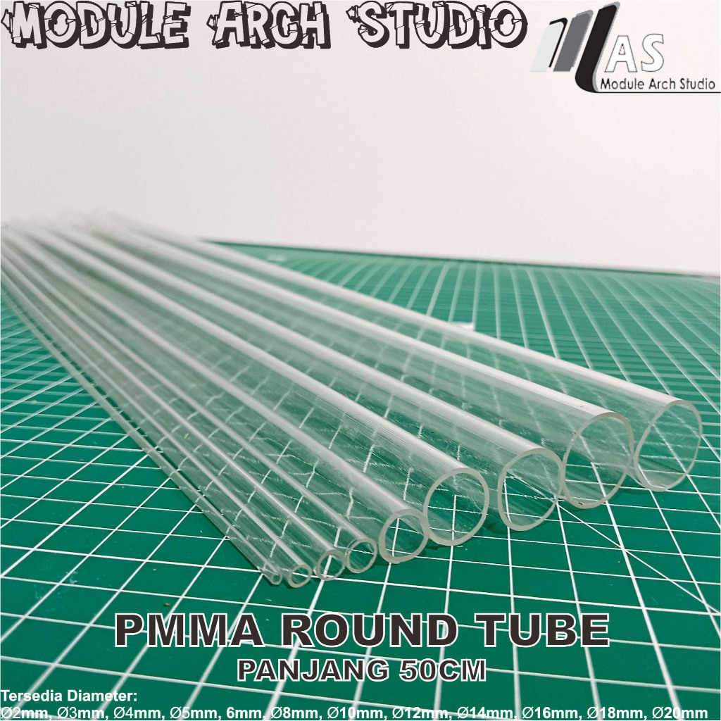 PMMA Round Tube - Acrylic Round Tube - Round Acrylic Pipe - Stick Clear ...