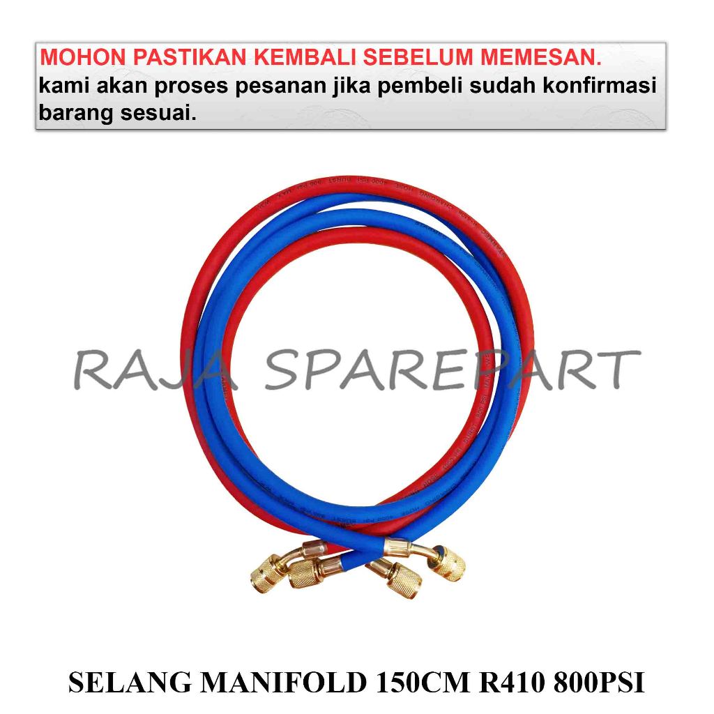 Sm415 FREON FILL HOSE / MANIFOLD HOSE / 150CM R410 800PSI MANIFOLD HOSE ...