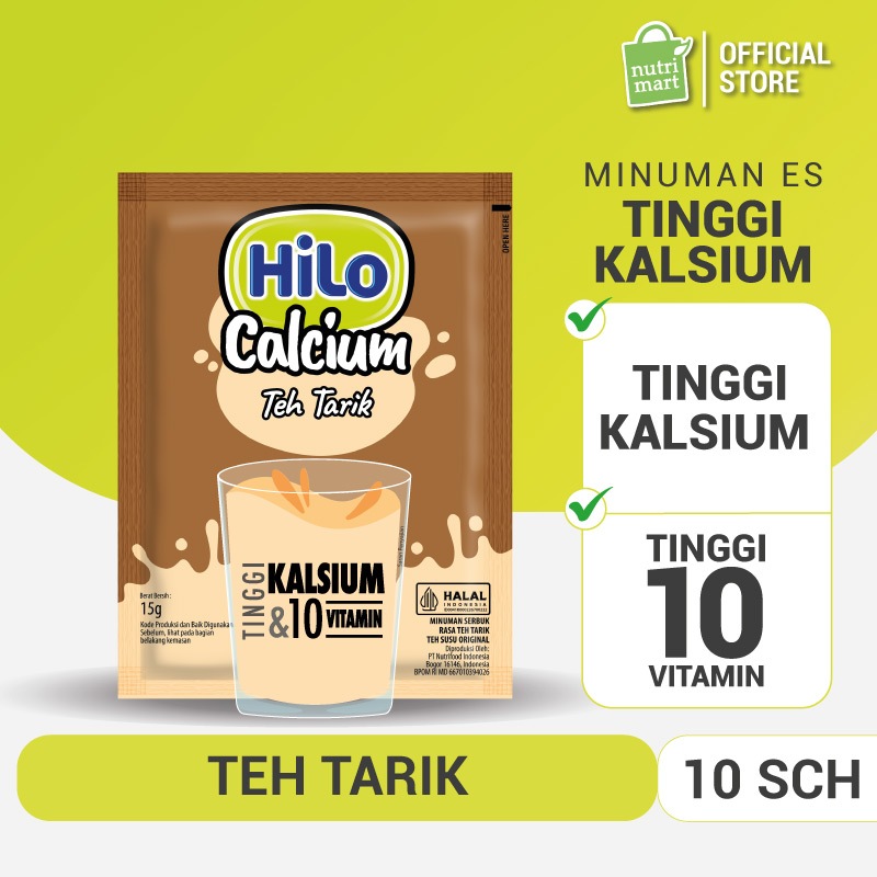 HiLo Teh Tarik (10 Sch) - High Calcium Vitamin Tea | Shopee Philippines