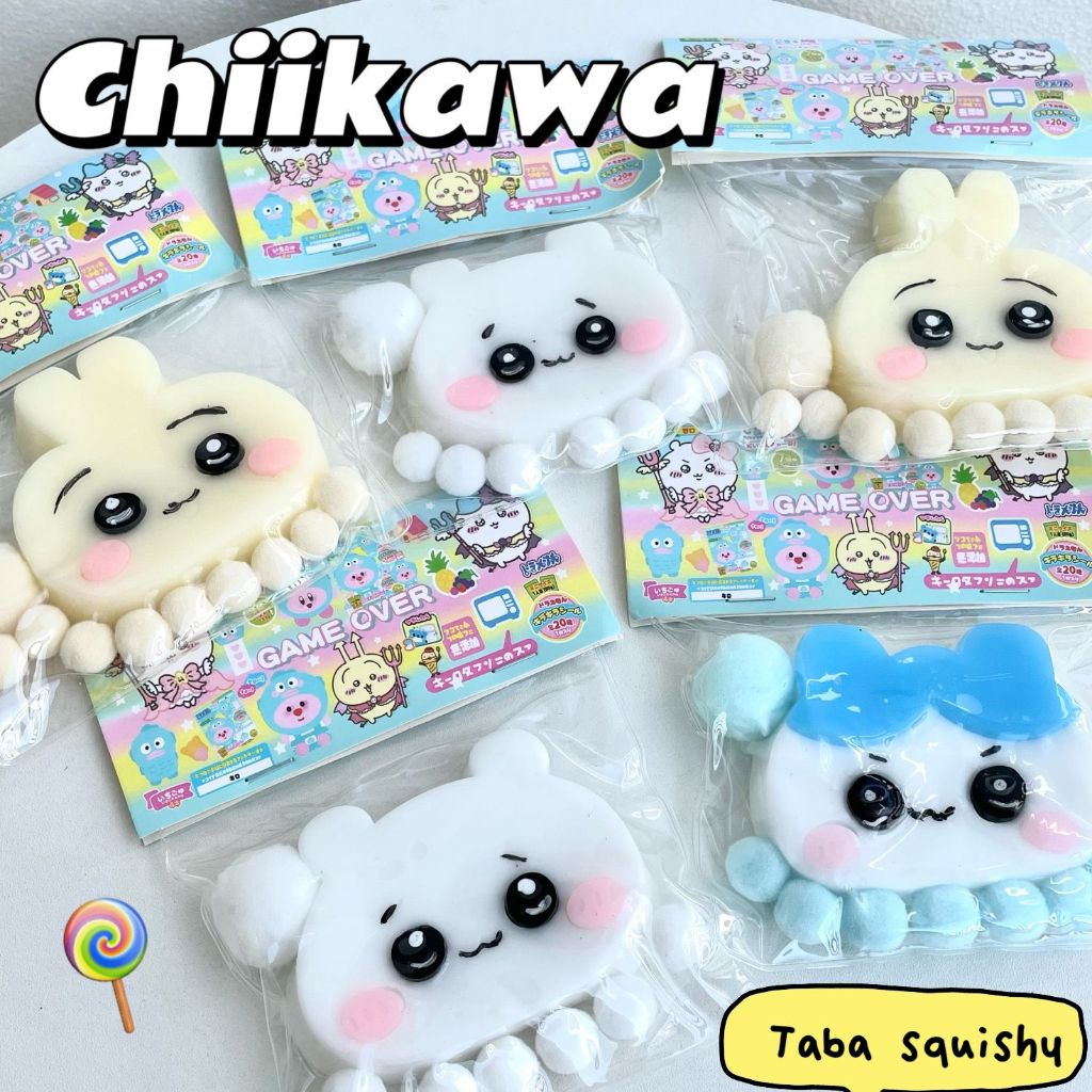 [HARU] Taba Squishy Chikawa Character Viral Slime Toy Anti Stress ...