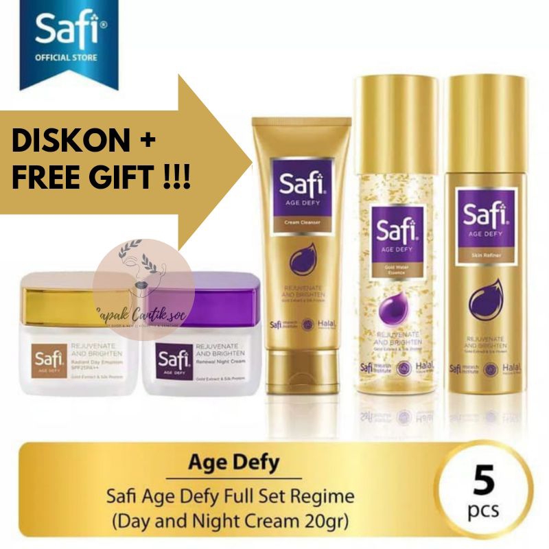 Safi Age Defy Economical Brightening Anti Aging Package contains 6 (5 ...