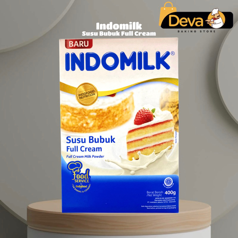 Indomilk Full Cream Baking & Cooking Milk Powder 400gr | Shopee Philippines