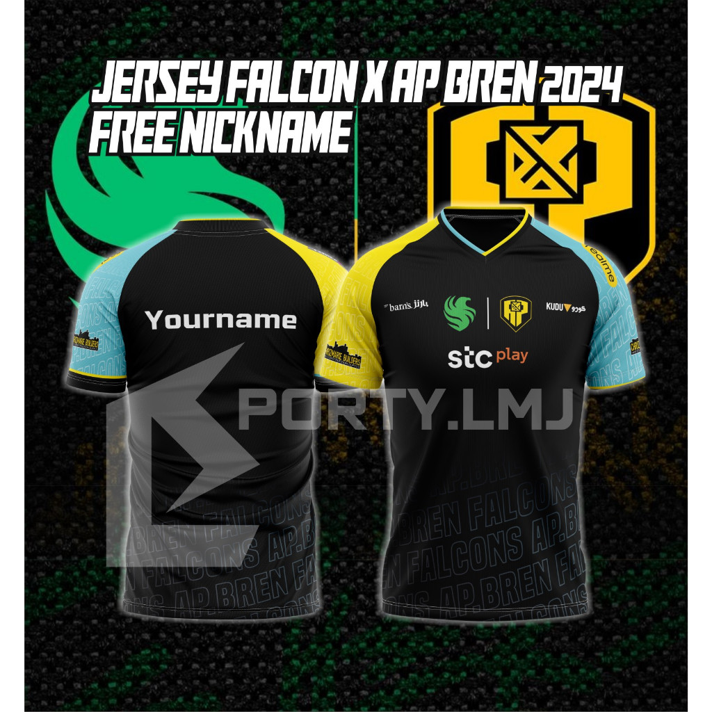 Ap BREN X FALCON 2024 T-Shirt Jersey, FREE NICKNAME | Shopee Philippines