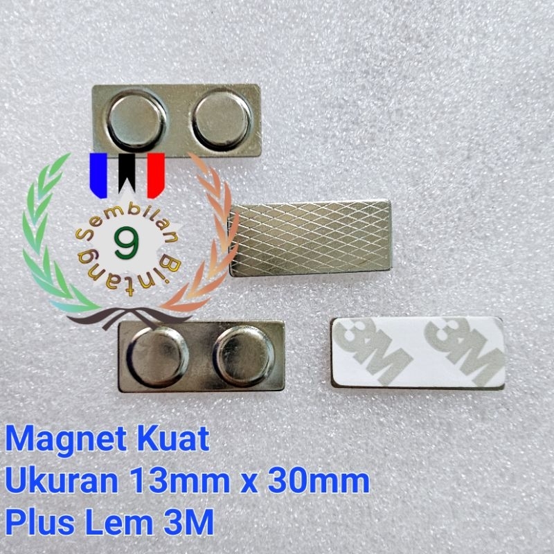 Magnet Nameplate Magnet Chest Name Magnet 13mm x 30mm | Shopee Philippines