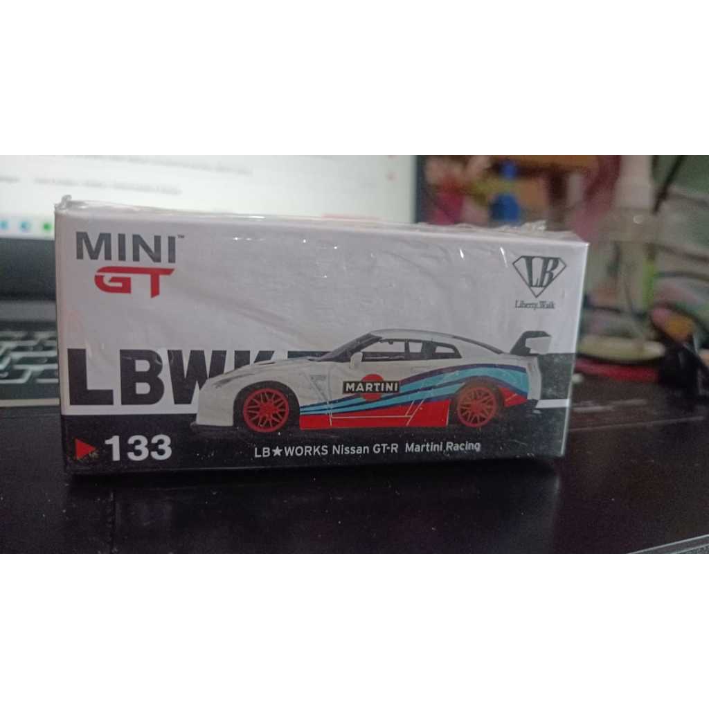 Mini GT 133 LB WORKS LBWK NISSAN GTR MARTINI RACING LIBERTY WALK ...