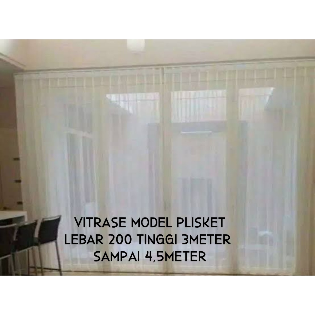 PUTIH Plain White Velvet MODEL, Width 200CM, Height To 450CM | Shopee ...