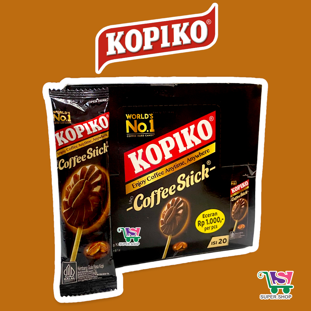 Kopiko Coffee Stick Loli Lollipop BOX (20Pcs Contents) | Shopee Philippines