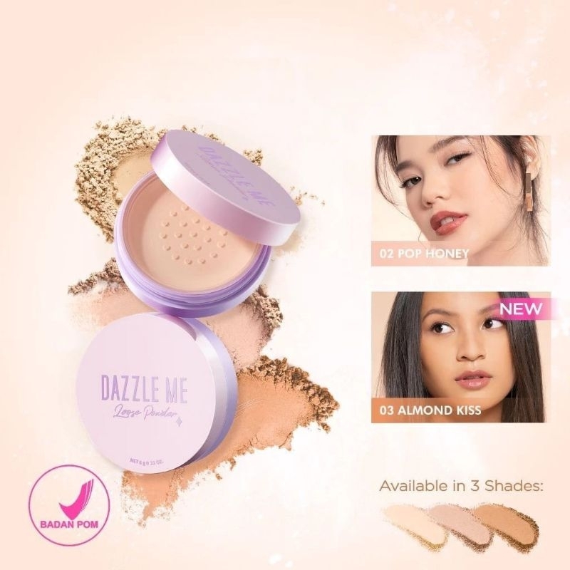 Dazzle Me Always Setting Loose Powder 6 gr -Burn Sow Dazzle Me | Shopee ...