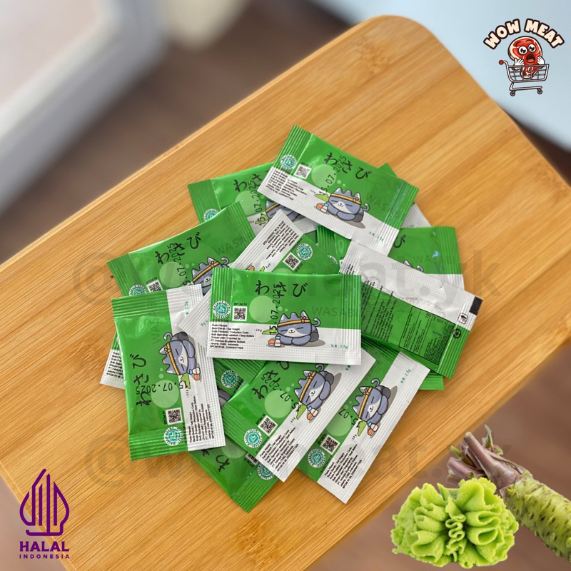 Wasabi Paste Sachet | Halal Wasabi Paste 2,5 gr | Shopee Philippines