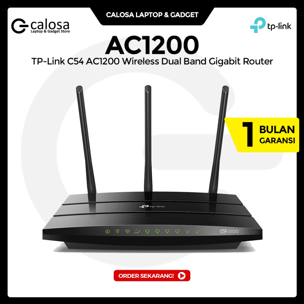 Tp-link C54 AC1200 Wireless Dual Band Gigabit Router | Shopee Philippines