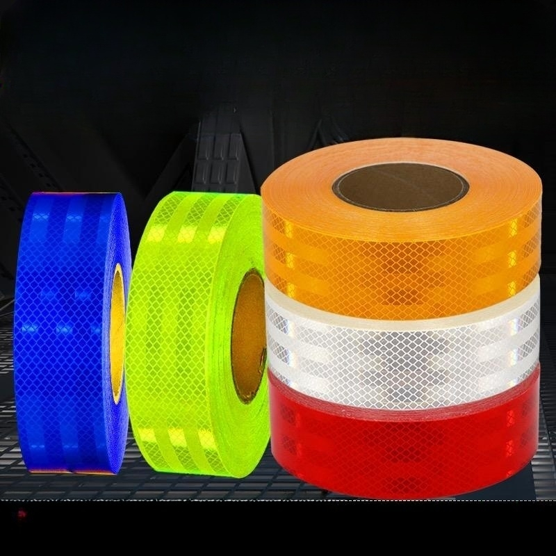 PUTIH CAHAYA MERAH 5x16 Meters Of Light Reflection Duct Tape/Yellow/Red ...